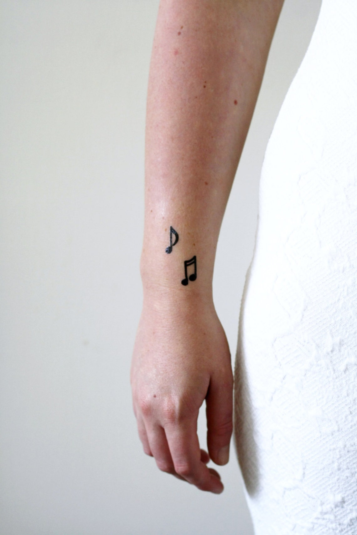 4 Small Musical Note Temporary Tattoos / Small Temporary | Etsy