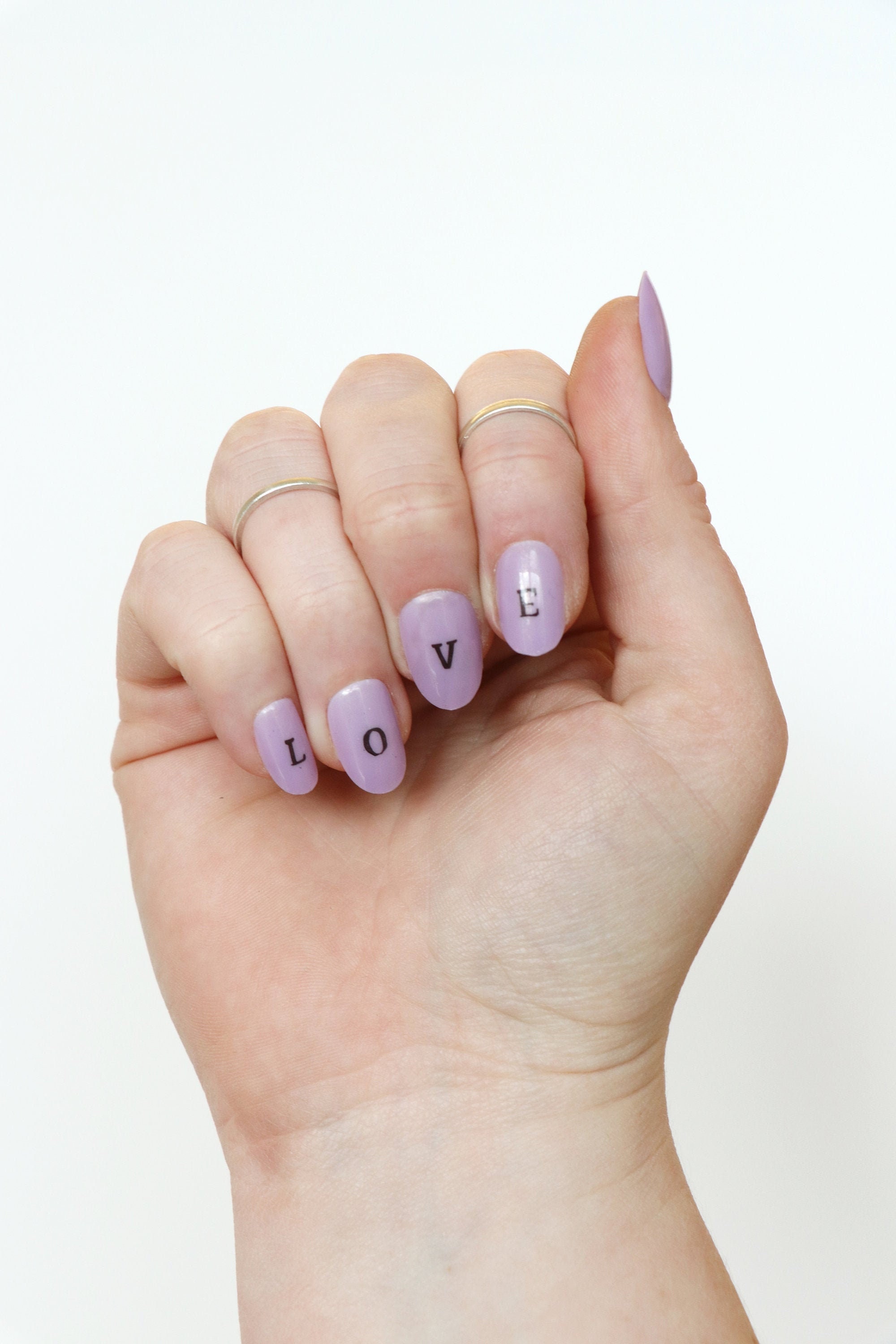 Letter Waterslide Nail Decals / Alphabet Nail Decals / Nail - Etsy