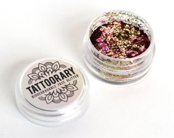 Biodegradable Chunky Face Glitter in 'pink Dream' / | Etsy