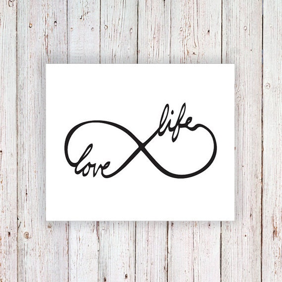 Infinity Love Life Tattoos