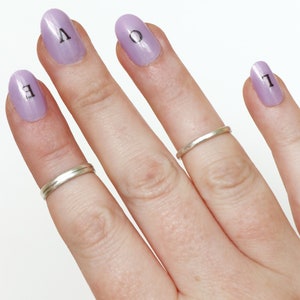 Letter Waterslide Nail Decals | Alphabet Nail Art | Letter Nail Decals ...
