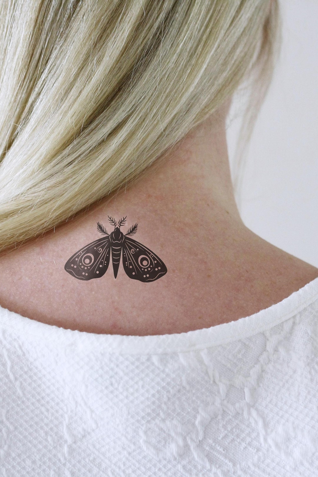 Moth Butterfly Temporary Tattoo | Butterfly Accessoire | Butterfly ...