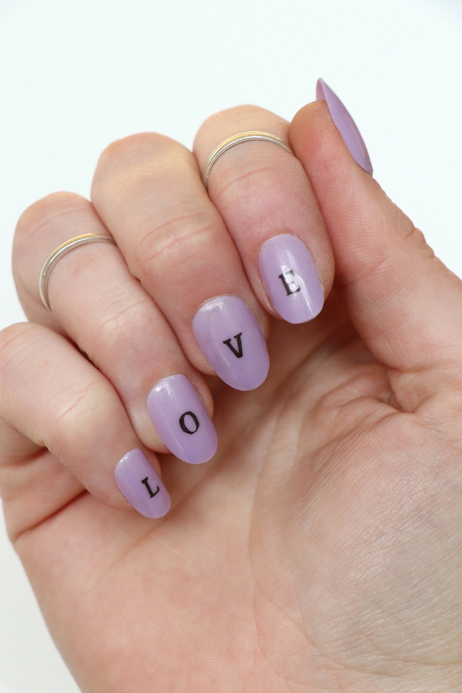 Letter Waterslide Nail Decals / Alphabet Nail Decals / Nail - Etsy