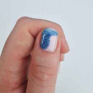 Mermaid Nail Decals | Ocean Nails | Swimmer Nail Art | Fish Scales ...