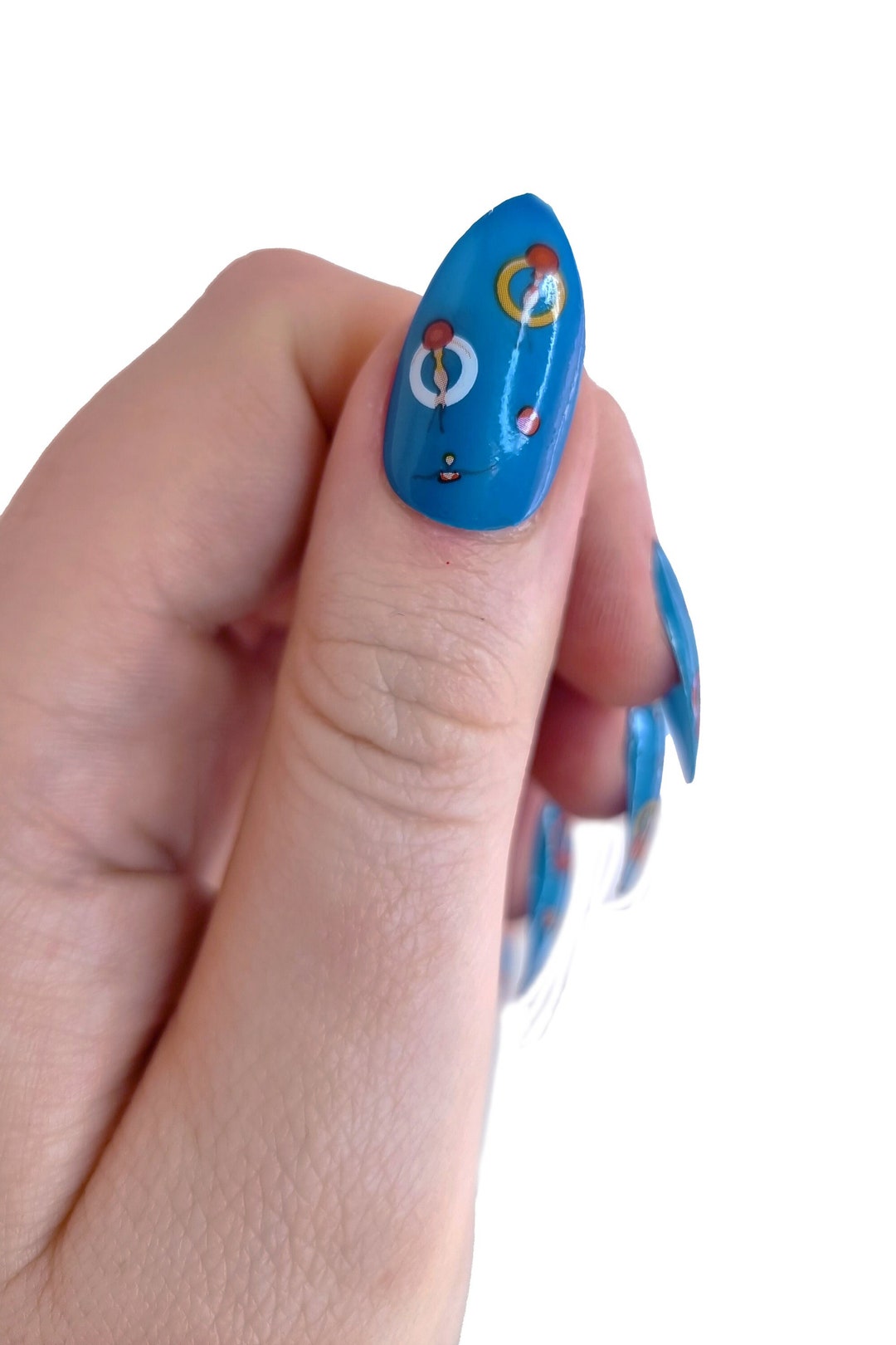 Swimmers Nail Decals | Ocean Nails | Swimmer Nail Art | Water Nail ...