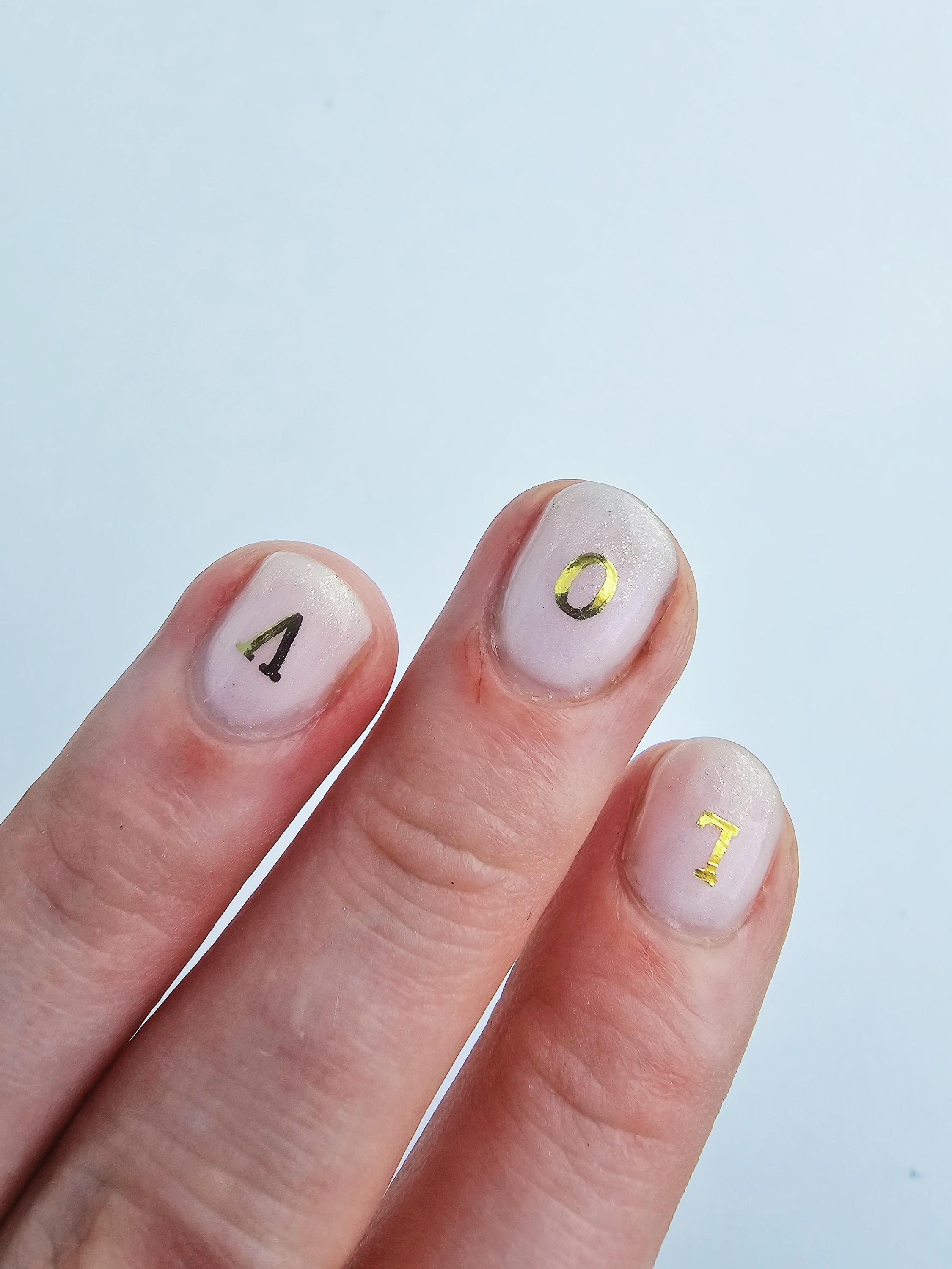 Gold Letter Waterslide Nail Decals | Alphabet Nail Stickers | Word Nail ...