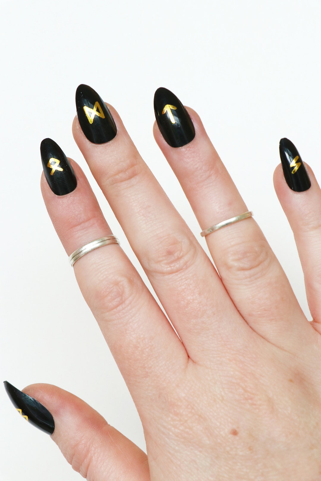 Runes Nail Decals | Mystical Waterslide Nail Art | Symbolic Nail ...