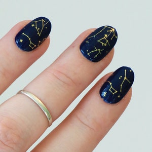 Constellation Waterslide Nail Decals | DIY Nail Art | Celestial Nail ...
