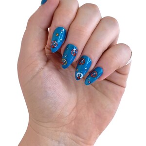 Swimmers Nail Decals | Ocean Nails | Swimmer Nail Art | Water Nail ...