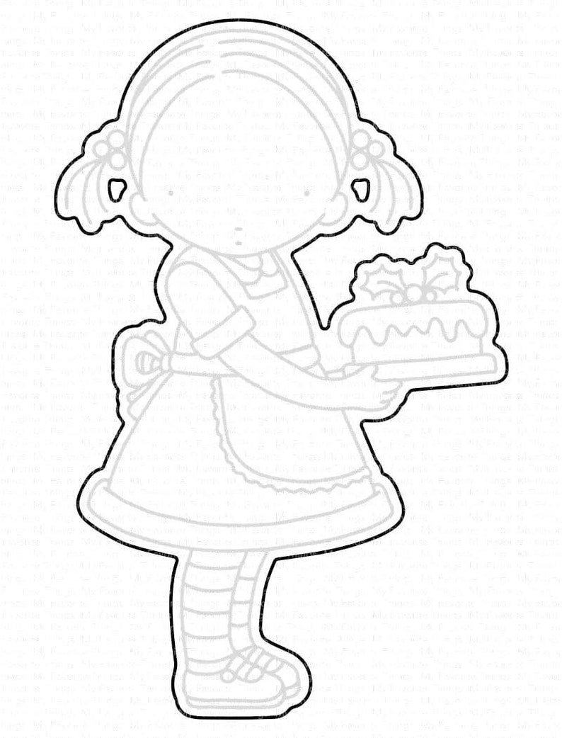 MFT Pure Innocence Sweet Christmas Stamp and Die Set - Etsy