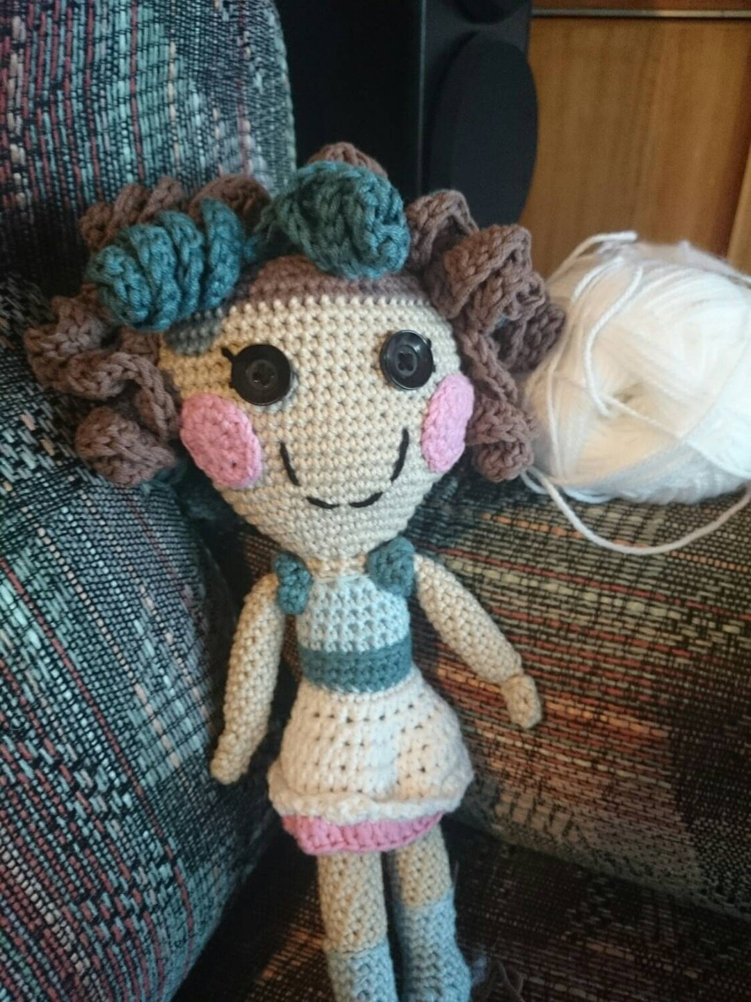 A Very Lovable Curly Haired Doll. - Etsy Australia