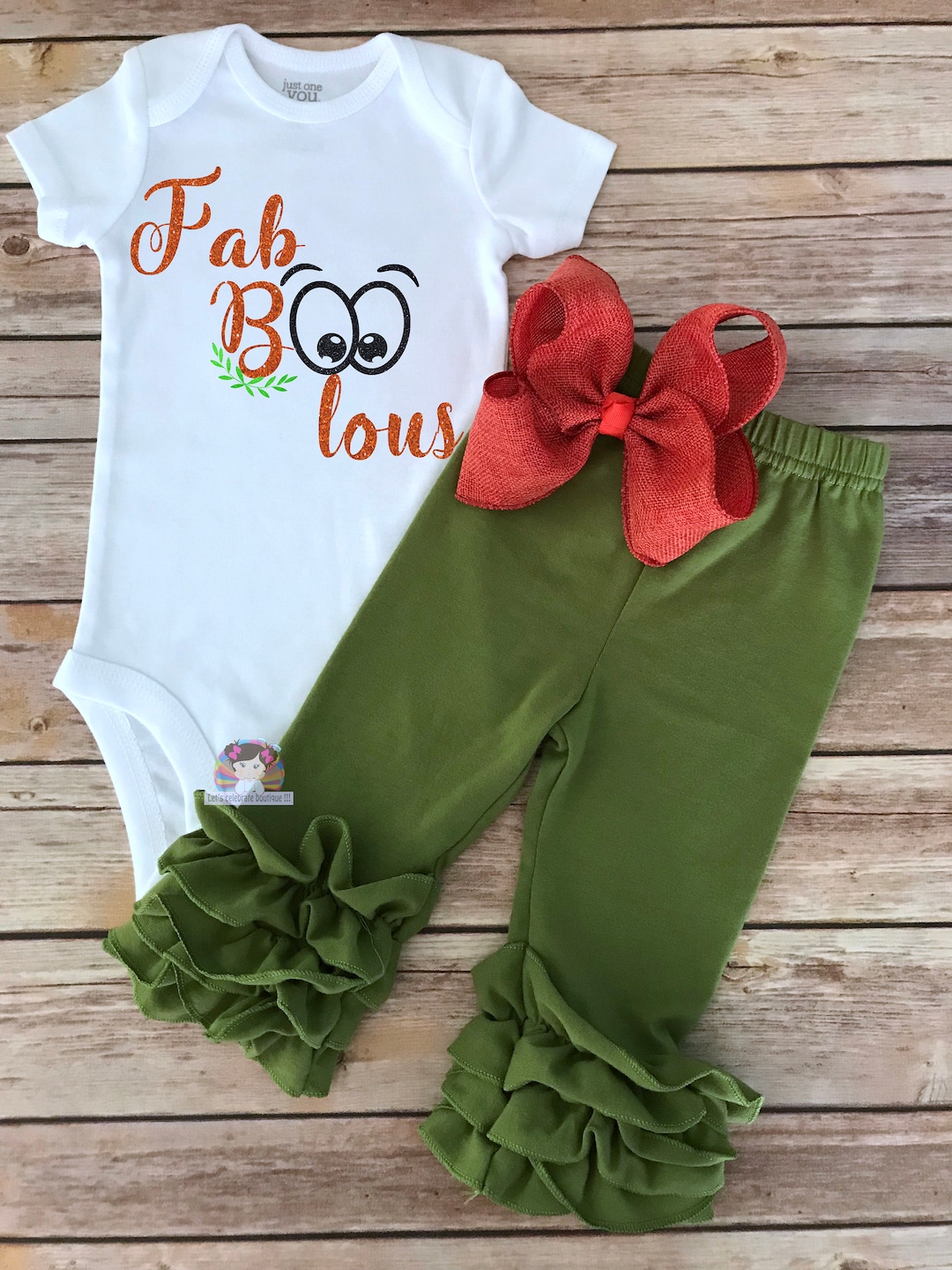 Fab Boo Lous Baby Onesie, Boo Baby Girl Bodysuit, Baby Boo - Etsy