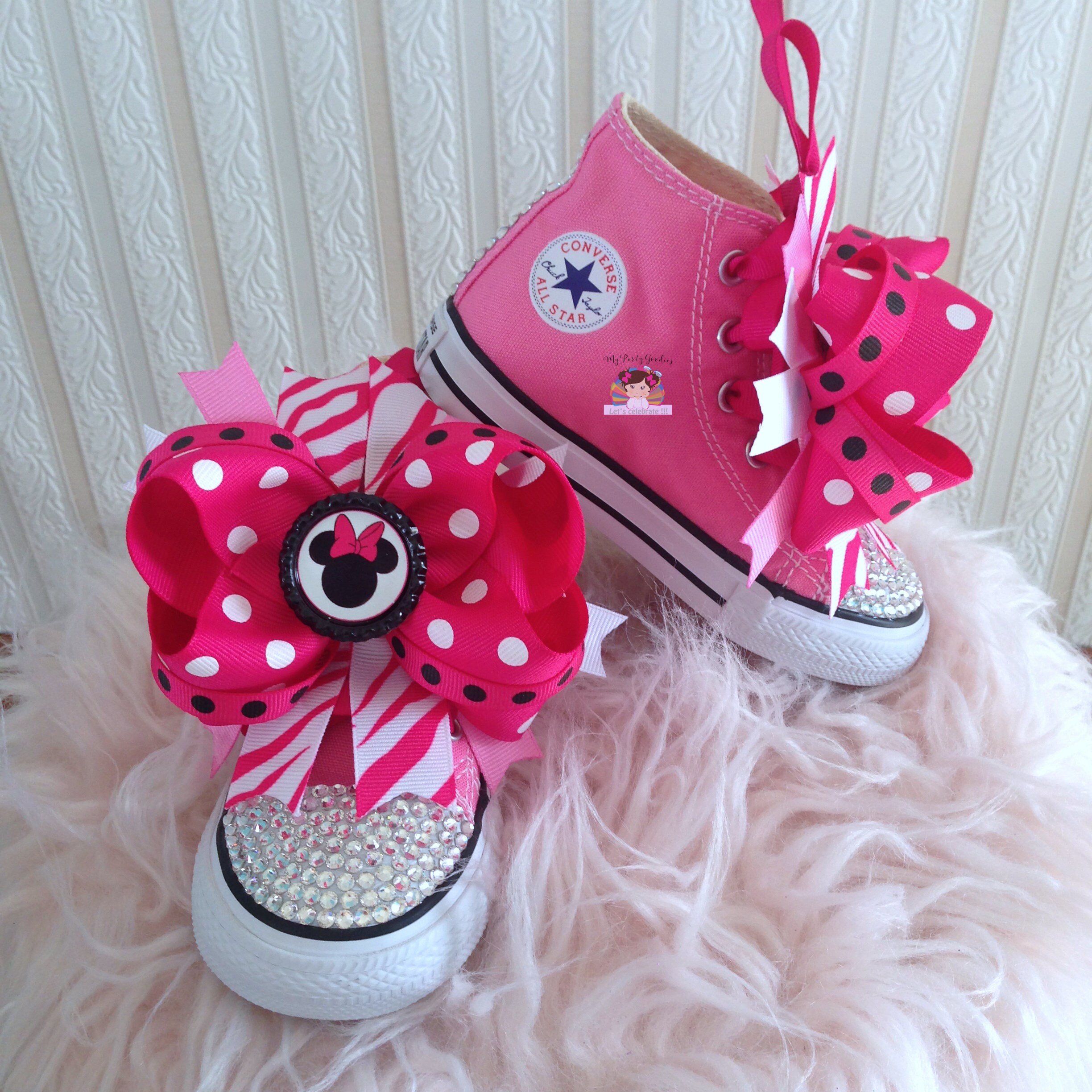 Minnie mouse zapato personalizado minnie mouse tema. | Etsy