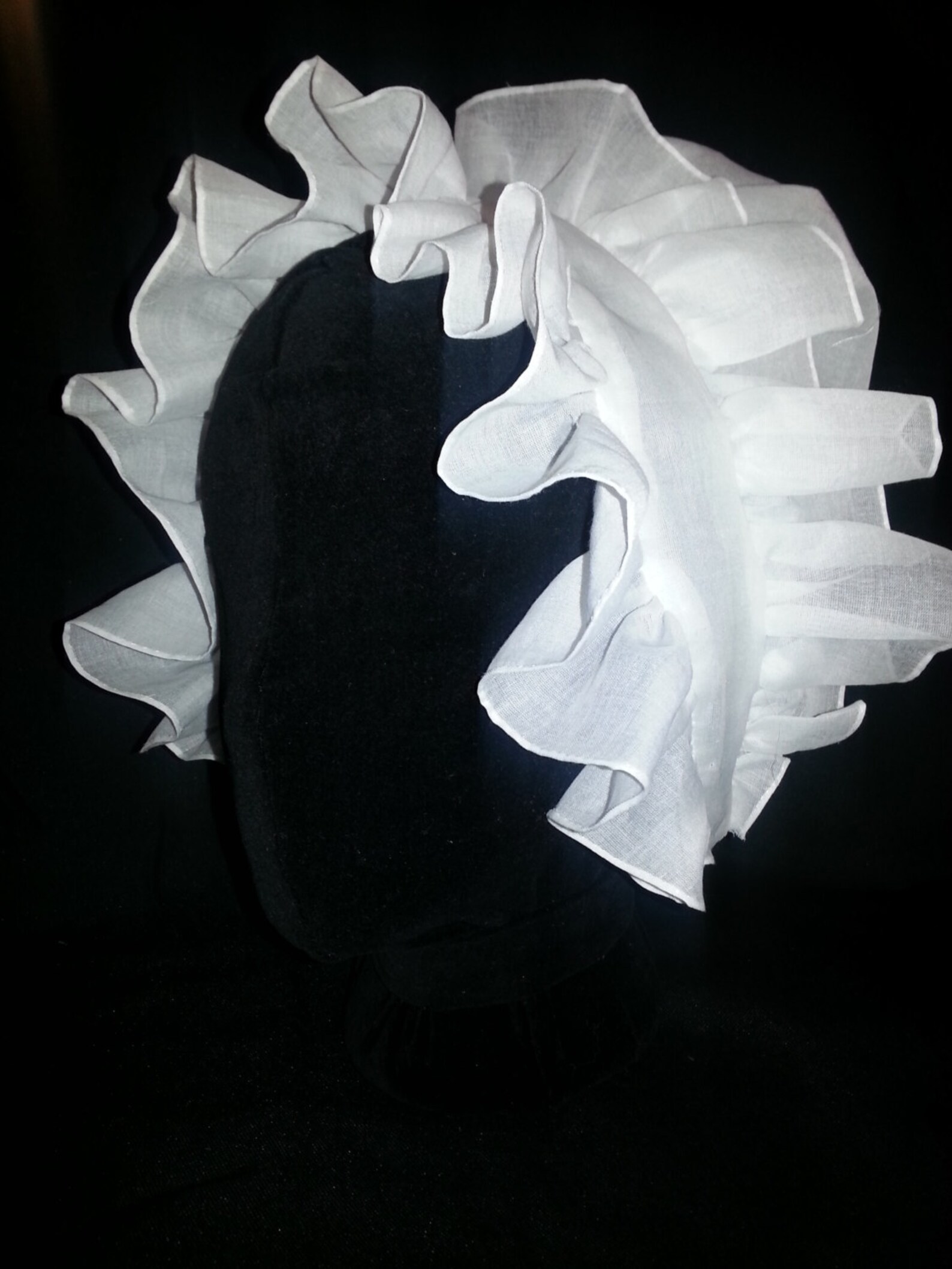 Women's Double Ruffle Cap - Etsy