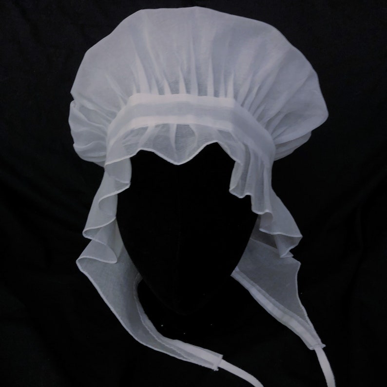 Ruffled Regency Cap - Etsy