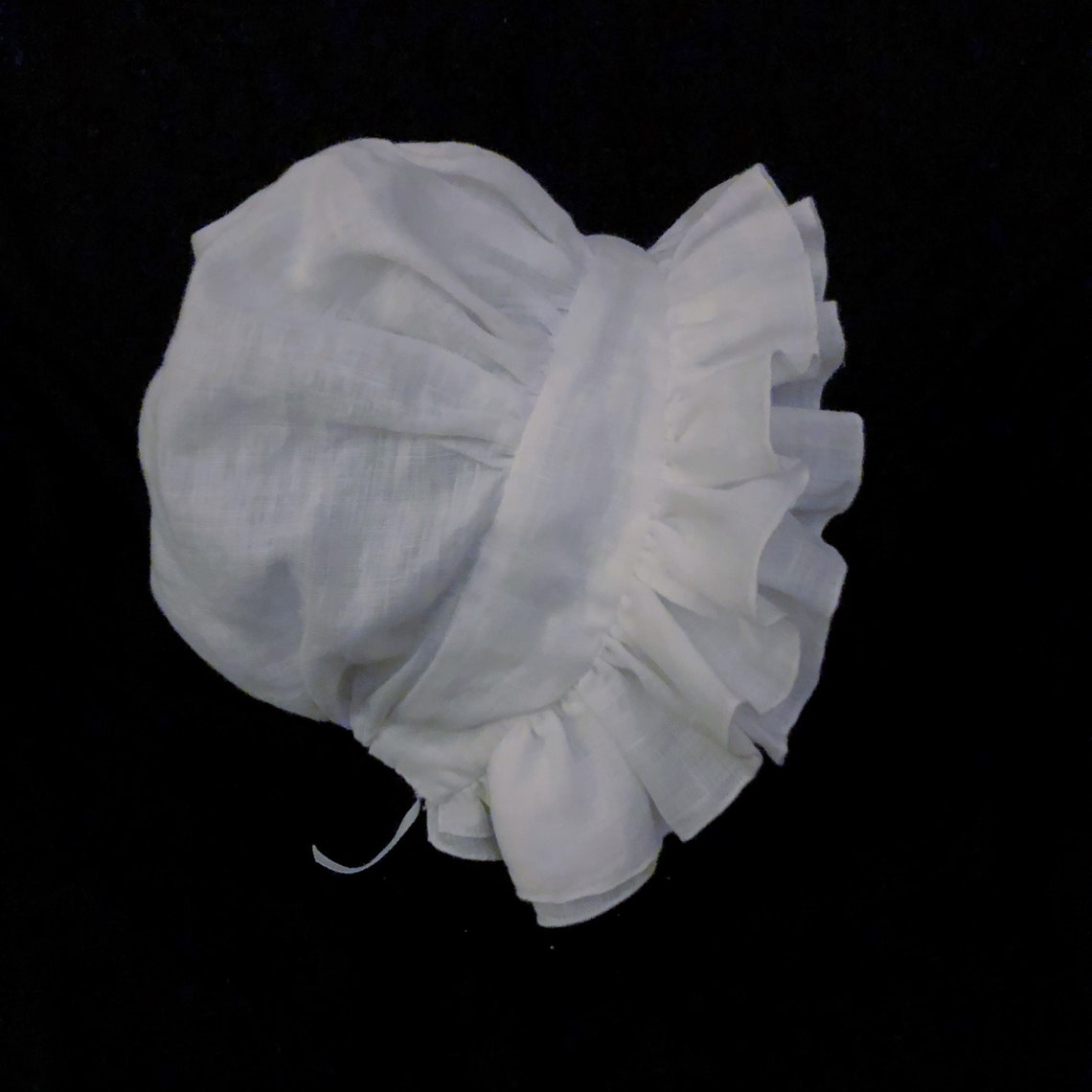 Mrs. Washington - Double Ruffle Cap - Etsy