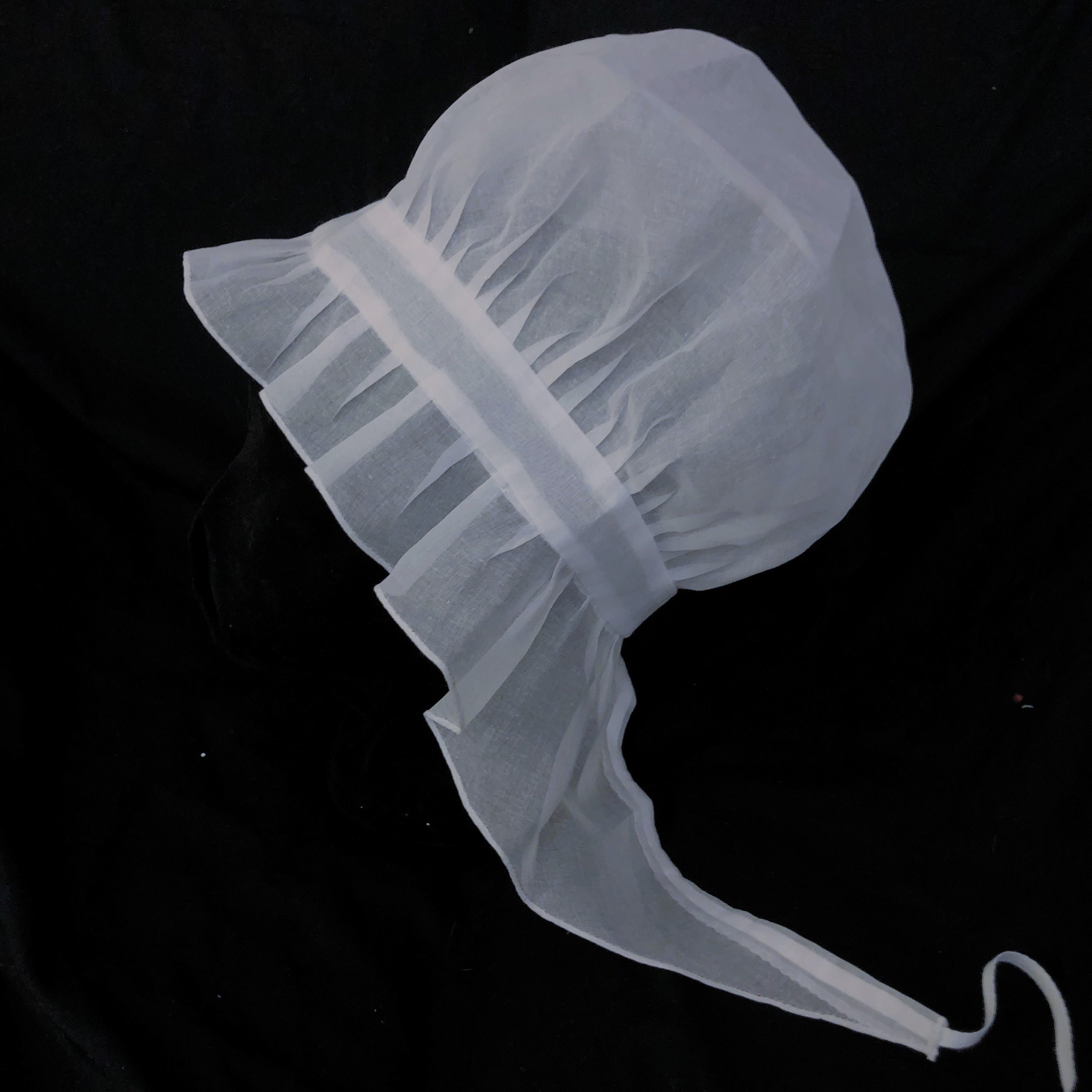 Ruffled Regency Cap - Etsy