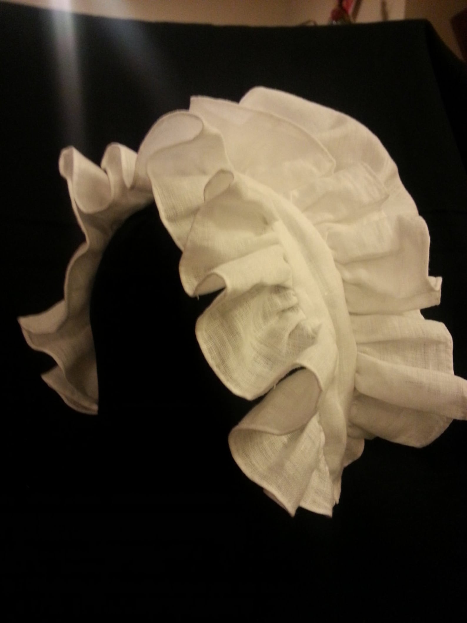 Women's Double Ruffle Cap - Etsy