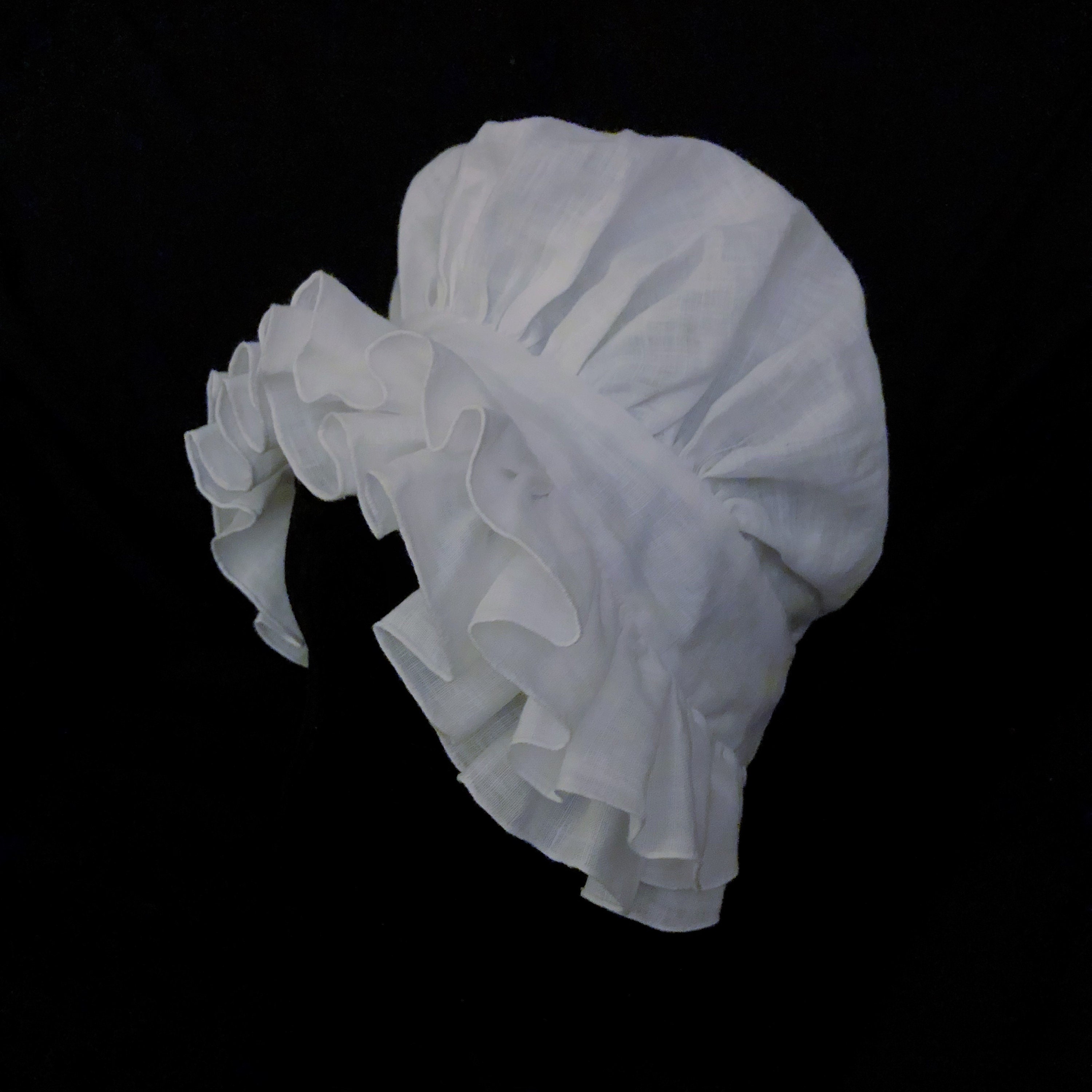 Mrs. Washington - Double Ruffle Cap - Etsy