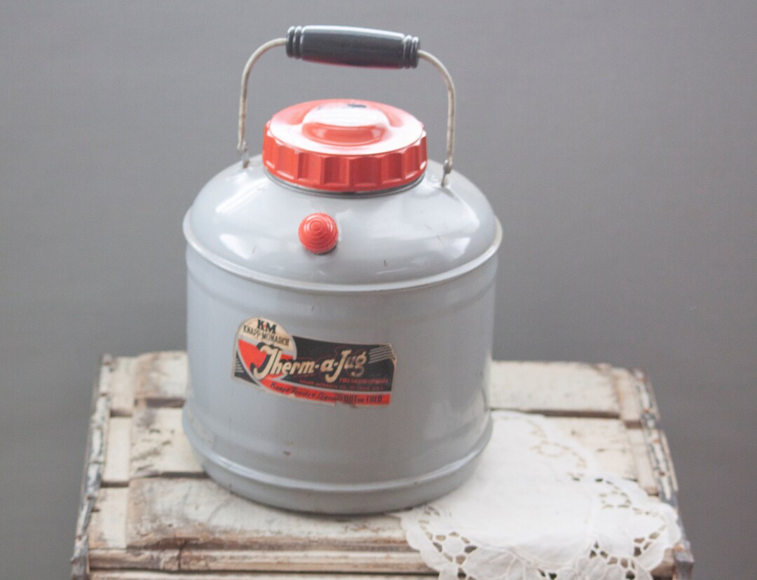 Therm-a-jug Knapp Monarch Insulated With Crock Vintage Cooler - Etsy