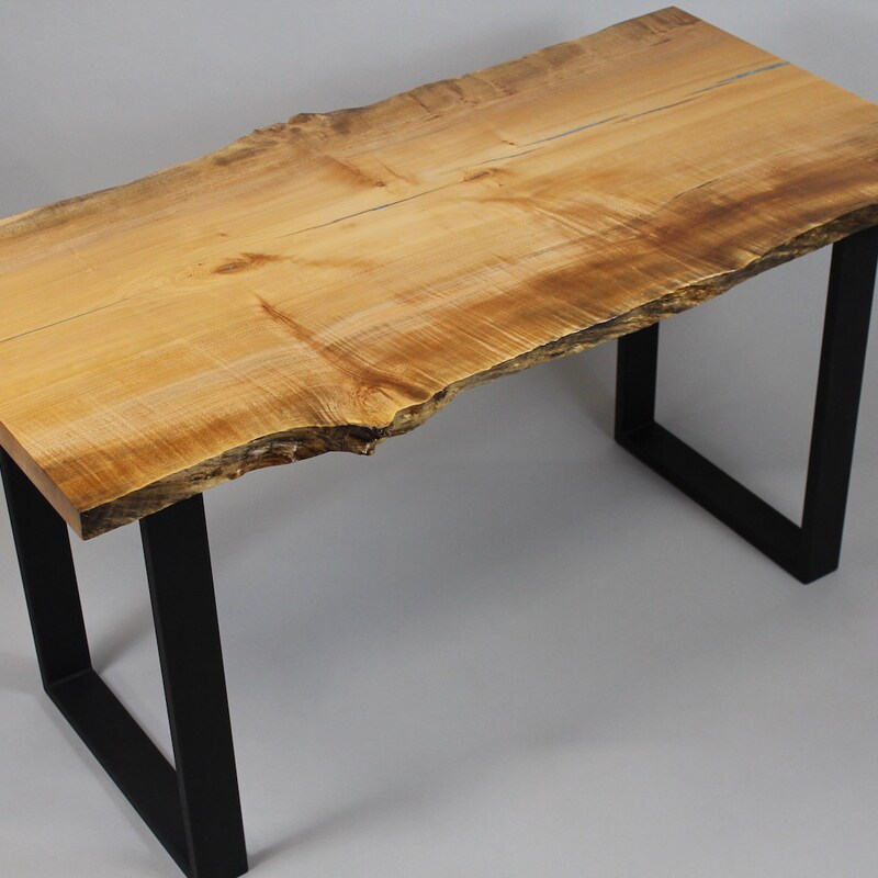 Wood Slab Desk - Etsy