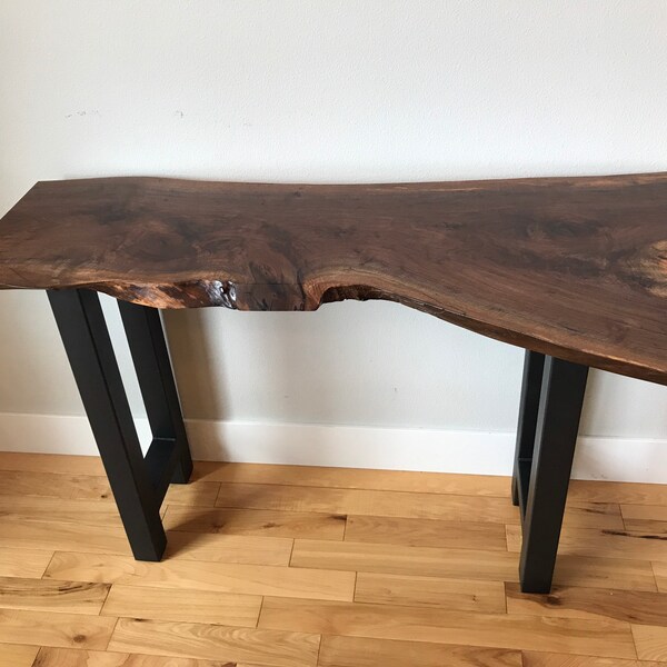 Live Edge Console - Etsy