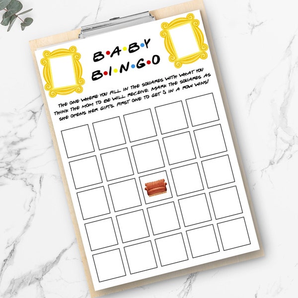 Friends Baby Shower - Etsy