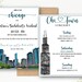 Chicago Bachelorette Party Invitation - Itinerary - Double Sided ...