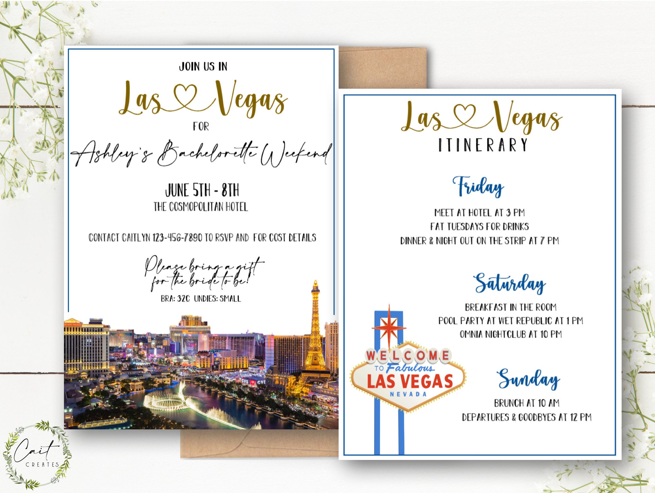 Vegas Invitation Template