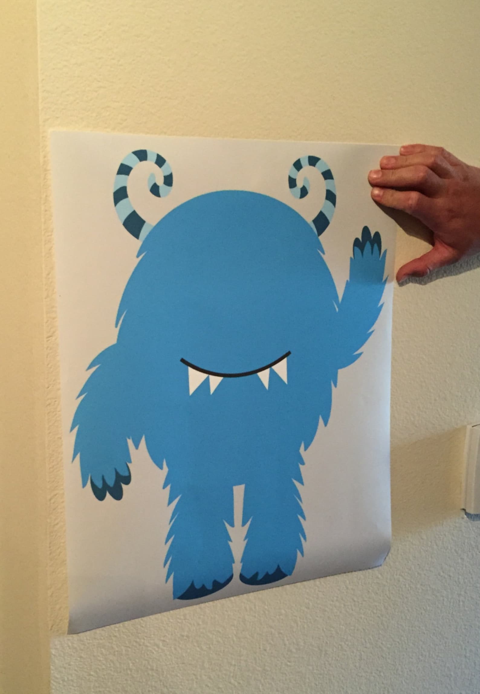 Instant Download. "pin the Eye on the Monster" Game Set for Halloween ...