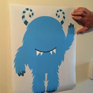 Instant Download. "pin the Eye on the Monster" Game Set for Halloween ...