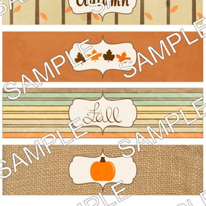 INSTANT DOWNLOAD, Printable Digital, Fall, Autumn, Thanksgiving, Water ...