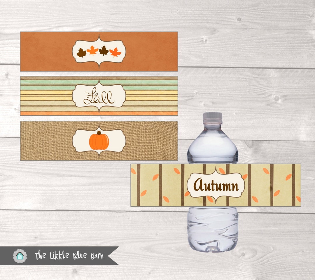 INSTANT DOWNLOAD, Printable Digital, Fall, Autumn, Thanksgiving, Water ...