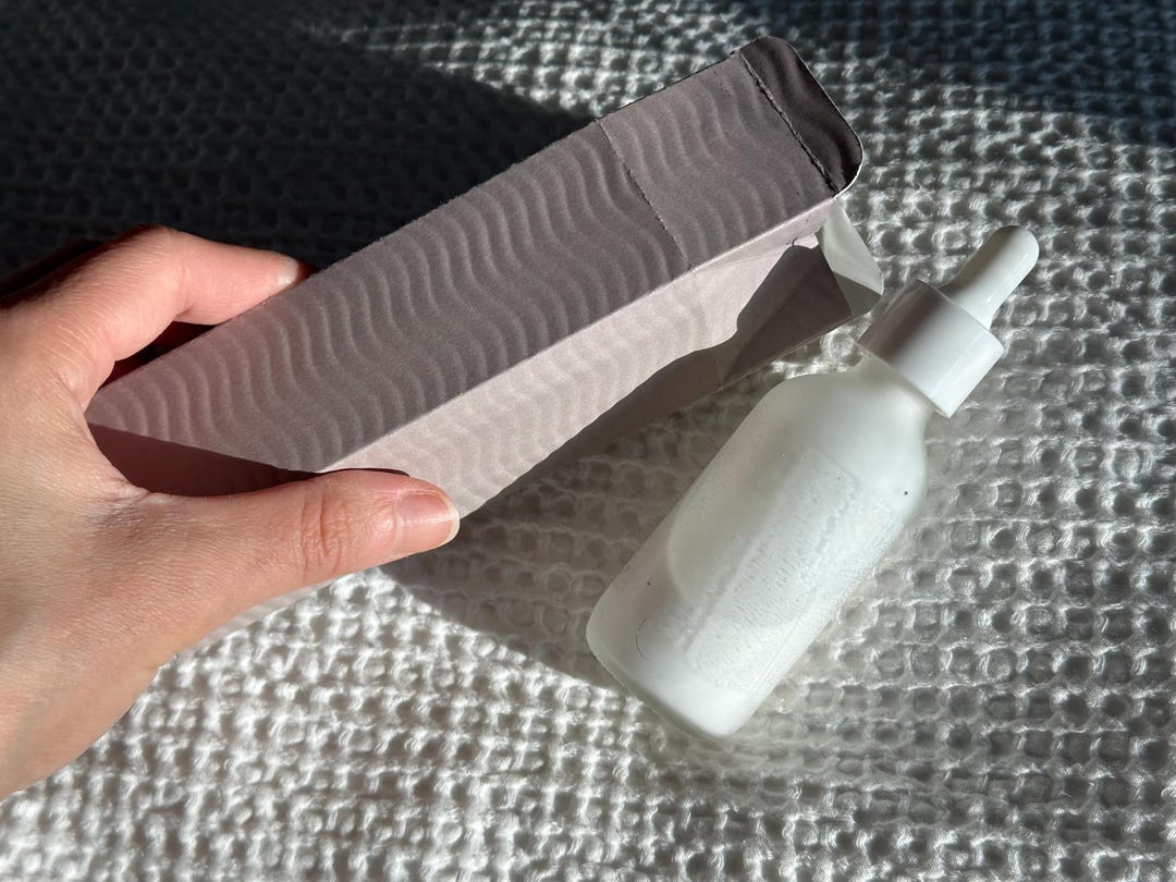 Cashmere Milk Carton Ready Blank Boxes With Tactile Texture for Dropper ...