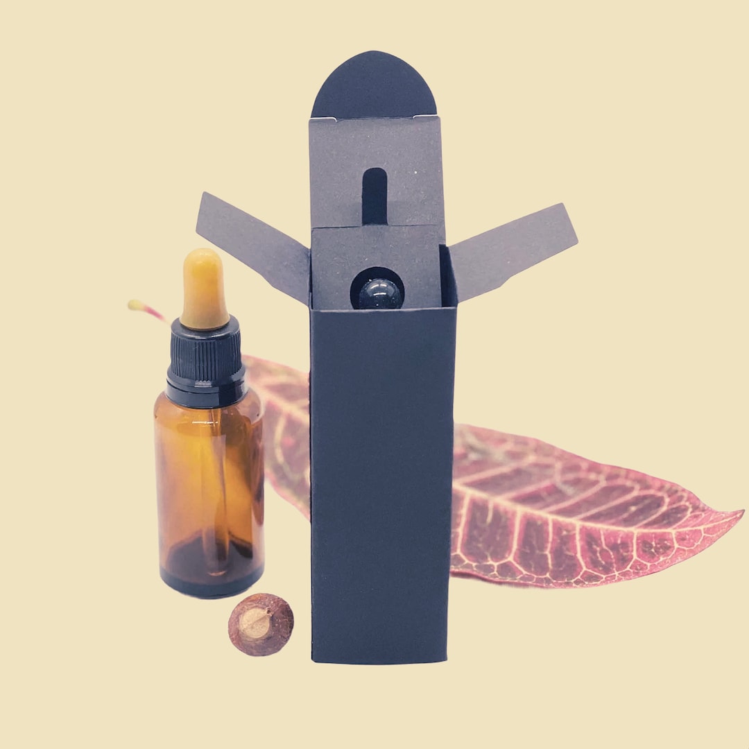 50 Slit-lock Dropper Blank Color Boxes • Integrated Bottle Neck Support ...