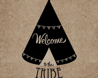 Welcome to the tribe | Etsy
