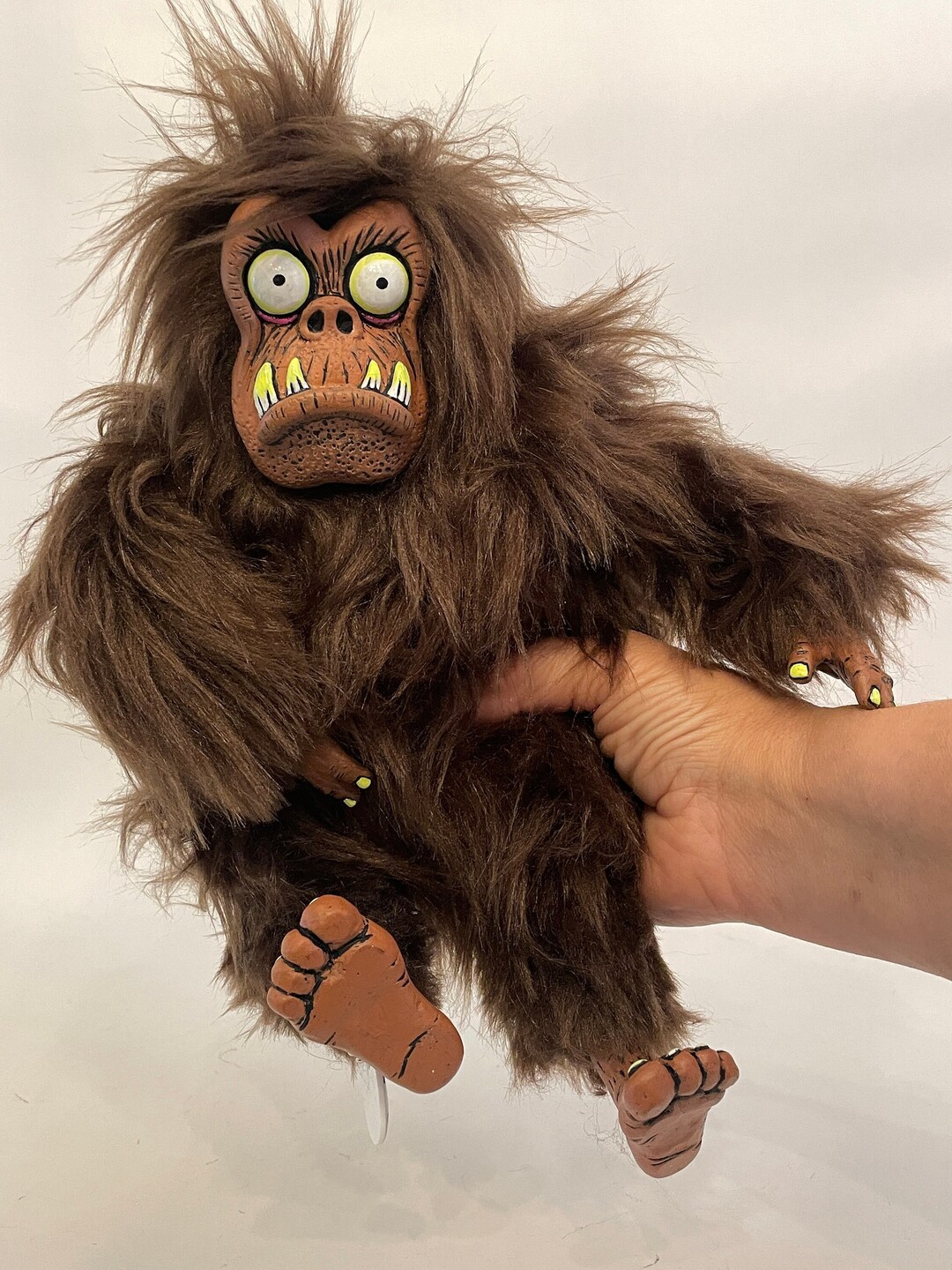 Bigfoot 12 Poseable Handmade Monster Art Doll Creature, Sasquatch ...