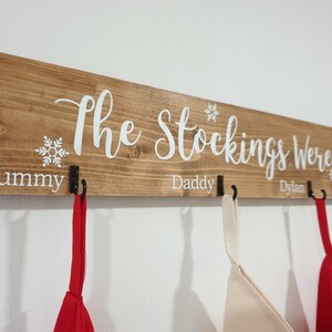 Stocking Hanger, Family Stocking Hanger, Wall Mounted Stocking Hanger ...