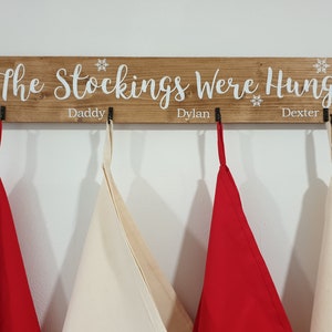 Stocking Hanger, Family Stocking Hanger, Wall Mounted Stocking Hanger ...