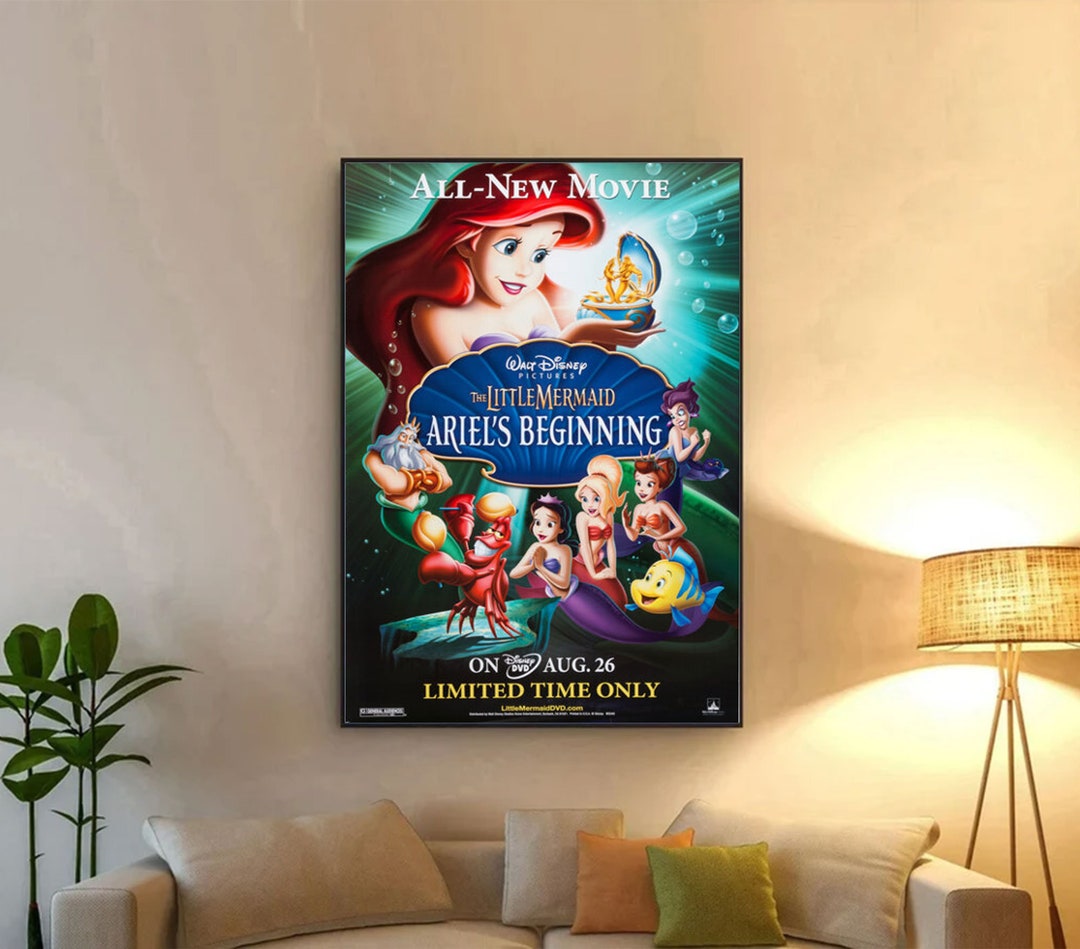 The Little Mermaid: Ariel's Beginning Movie DVD Posters - Etsy