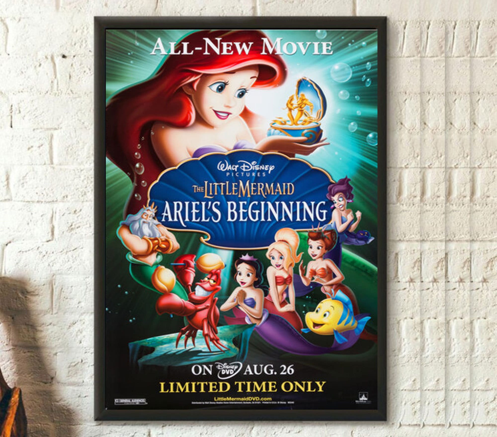 The Little Mermaid: Ariel's Beginning Movie DVD Posters, The Little ...
