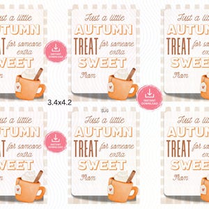 Fall Gift Tags/autumn/for Teachers/friends/family - Etsy