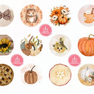 Fall Cupcake Topper/autumn/fall Decor/thanksgiving - Etsy