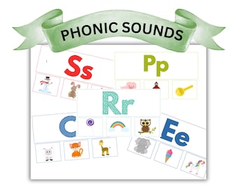 Phonics: Beginning Letter Sounds Cards - Etsy