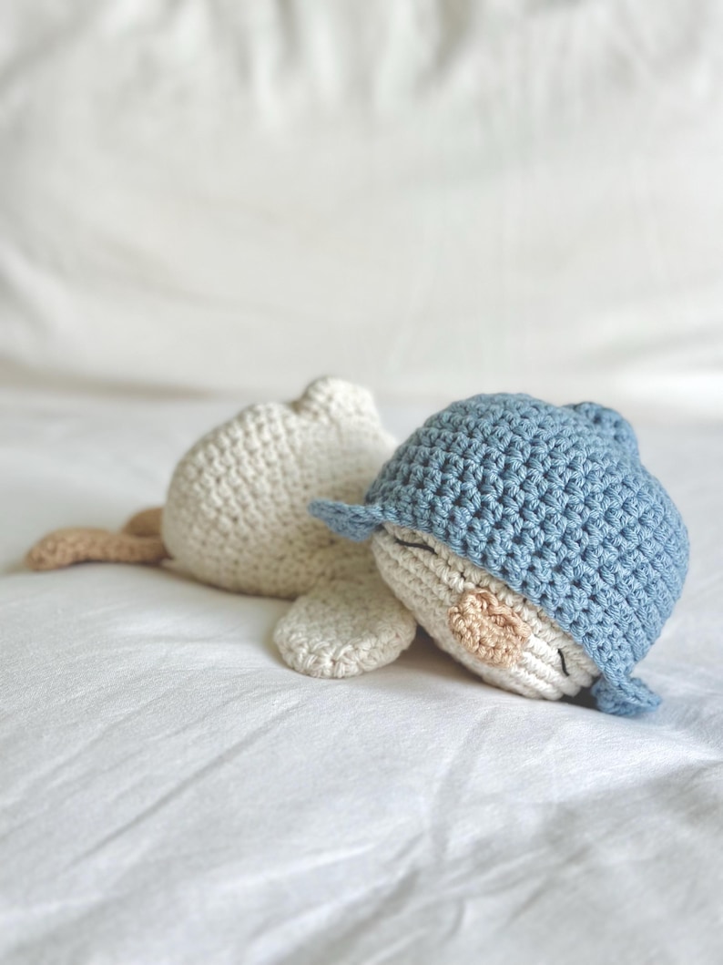 Crochet Baby Gosling / Sleepy Baby / Crochet Prop / Nursery Decor - Etsy
