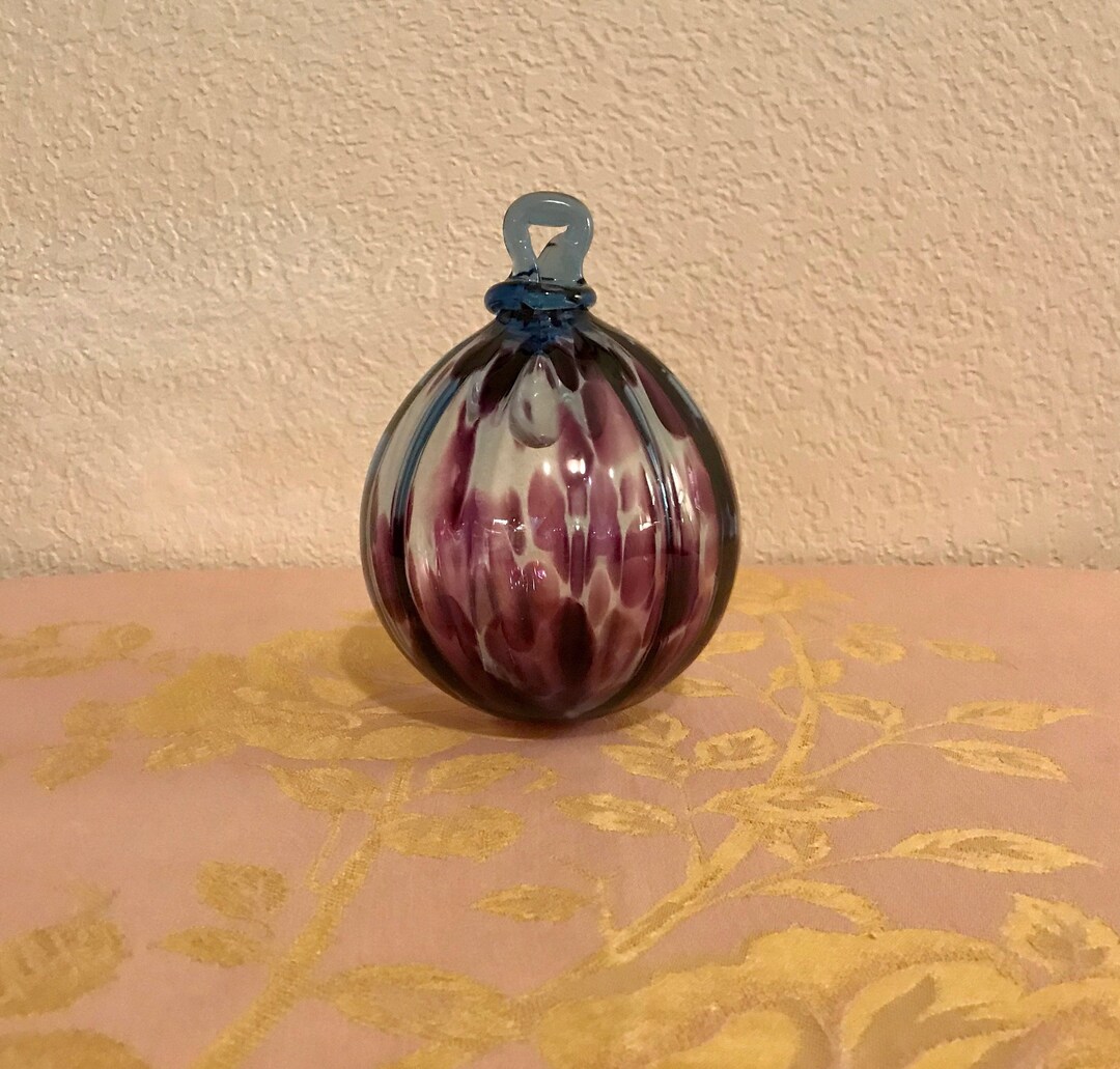 Vintage Handcrafted 24% Lead Crystal Double Bubble Scent Ball by ...
