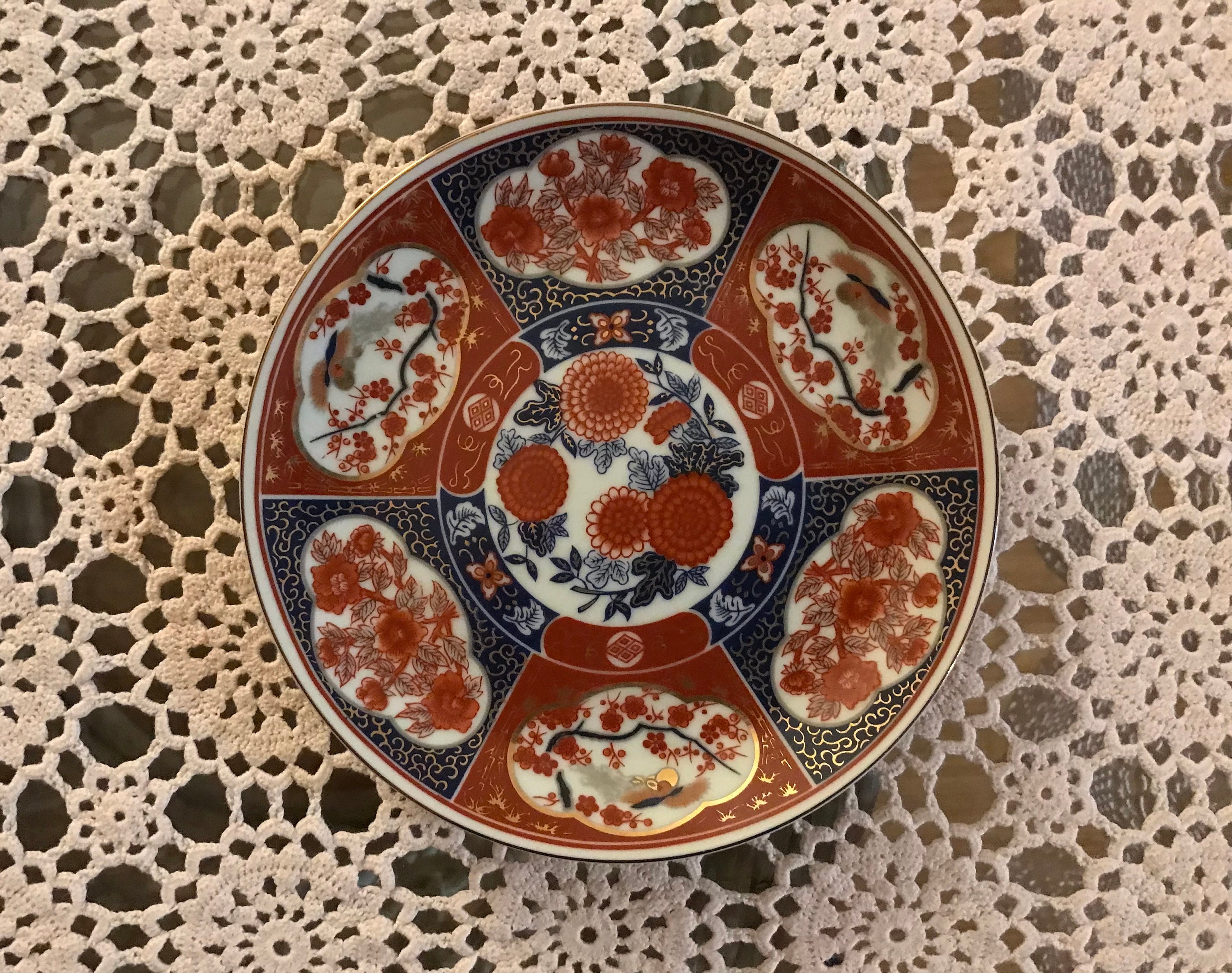 Vintage/antique IMARI Ware Porcelain Set of 2 Medium Plates - Etsy