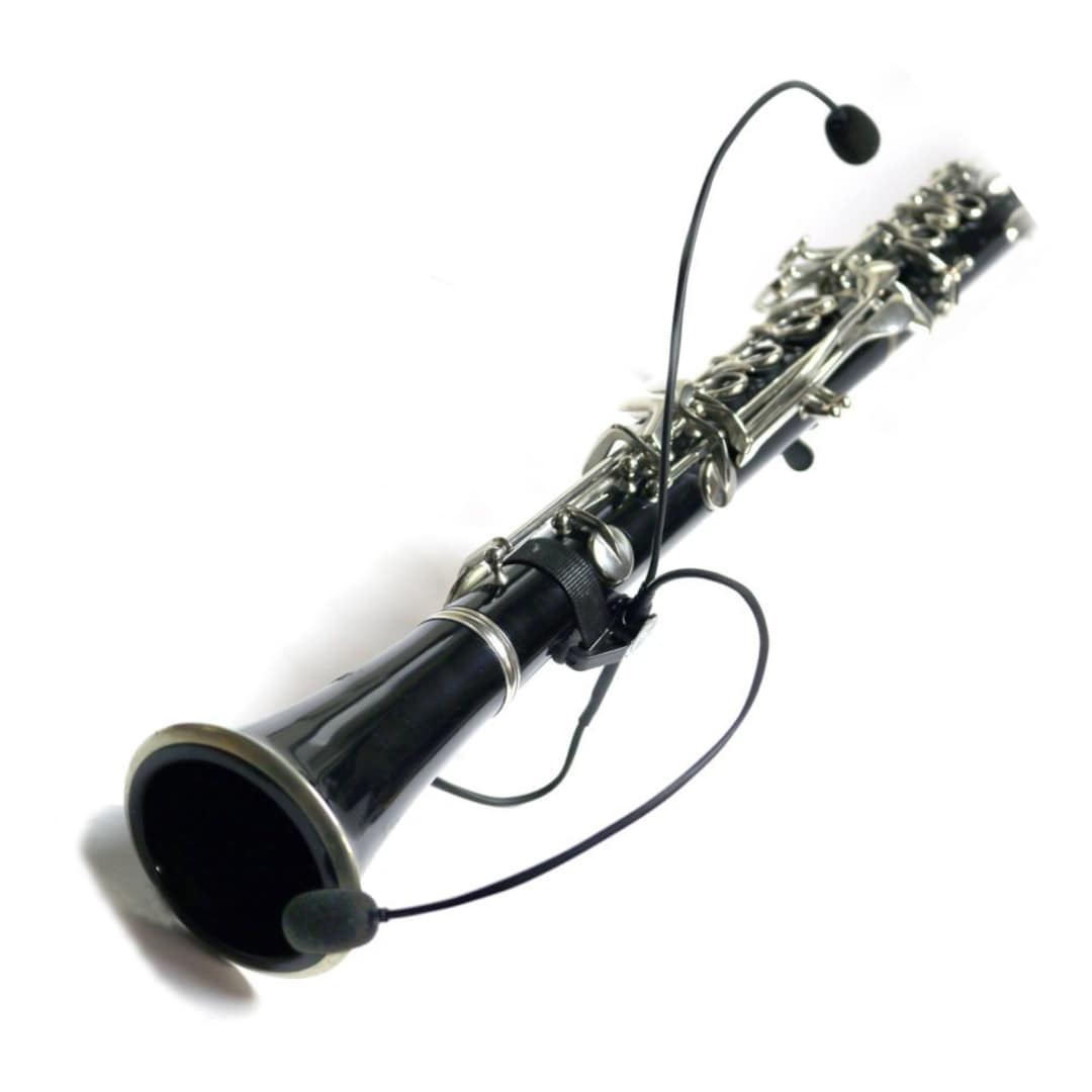 A Clarinet Pickup, "the Feather Plus" With 2 10" Flexible Micro-goose ...