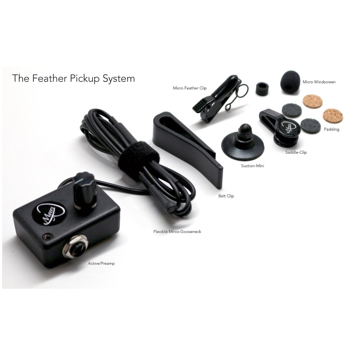 Oud Microphone, the Feather With Flexible Micro-goose Neck by Myers ...