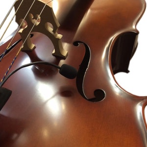 1/16 Sized Cello Microphone, "the Feather" With Flexible Micro-goose ...